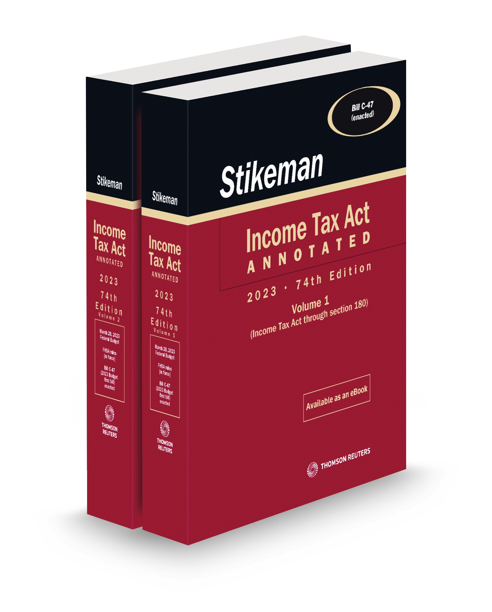 Stikeman Income Tax Act Annotated 2023, 74th Edition | Thomson Reuters