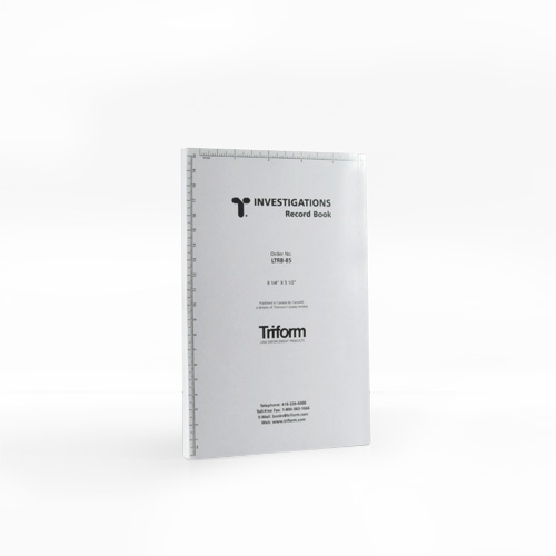 LTRB-85 Investigation Record book, 8.25 x 5.5 | Thomson Reuters